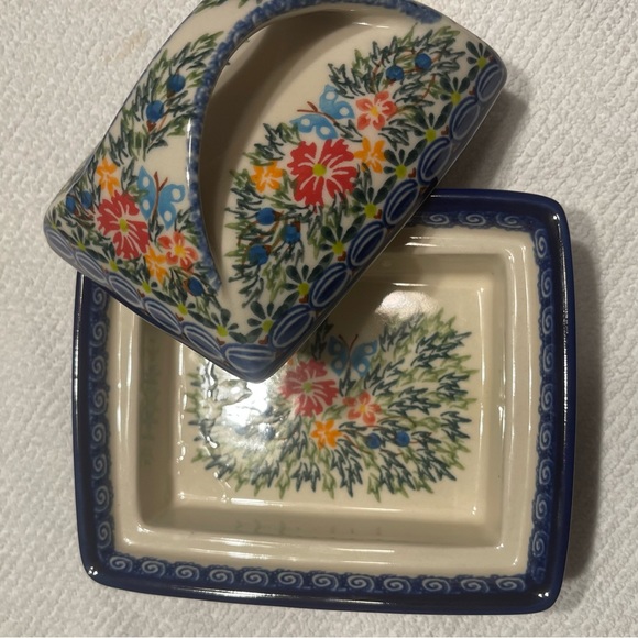 Polish pottery | Kitchen | Unikat Polish Pottery Butter Dish | Poshmark